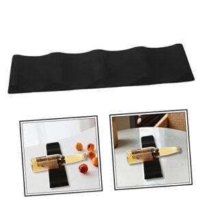 GARVALON 2pcs Wine Bottle Mat Beer Dispenser Sparkling Water Dispenser Wooden Storage Shelves Drink Organizer for Fridge Bottle Organizer for Cabinet Drink Dispenser Beer Can Silicone Tray