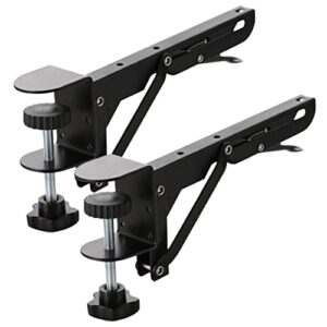 housoutil 1 set foldable bracket desk tray computer mount for desk pc keyboard desk keyboard tray keyboard holder computer desk with keyboard tray computer desk extender bracket fold extend