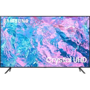 SAMSUNG UN58CU7000 58 inch Crystal UHD 4K Smart TV Bundle with 2 YR CPS Enhanced Protection Pack (2023 Model)