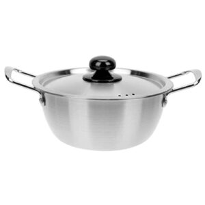 doitool instant noodle pot chinese steamer basket ramen pot with lid korean pots for cooking food serving pot dumpling steamer stainless steel wok pan stainless steel stockpot noodles pot