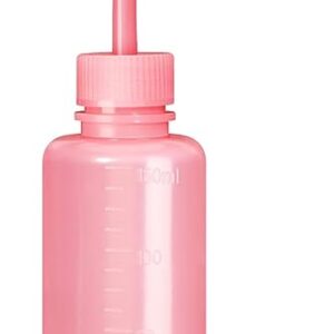 Valchoose 150ML Pink Wash bottles squeeze 5oz Mini Professional, Water Bottle for Lash Extensions, Easy to Carry Lash water bottle squeezer (1Pack)