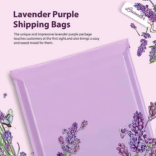 Fuxury Large Poly Mailers 24x24 Inch 100Pcs, Waterproof Shipping Bags for Clothing, Strong Adhesive Shipping Envelopes for Small Business Suppliers, Self Seal Mailers Poly Bags Mailing Bags Purple