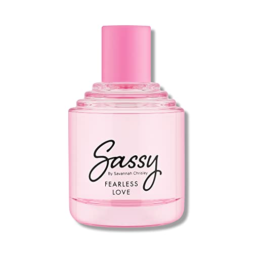 Sassy by Savannah Chrisley Fearless Love - Perfume for Women - Floral Woody Musk Fragrance - Opens with Notes of Litchi and Red Fruits - for Ladies with Endless Affection - 1.7 oz EDP Spray