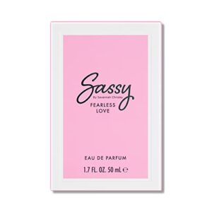 Sassy by Savannah Chrisley Fearless Love - Perfume for Women - Floral Woody Musk Fragrance - Opens with Notes of Litchi and Red Fruits - for Ladies with Endless Affection - 1.7 oz EDP Spray