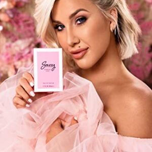 Sassy by Savannah Chrisley Fearless Love - Perfume for Women - Floral Woody Musk Fragrance - Opens with Notes of Litchi and Red Fruits - for Ladies with Endless Affection - 1.7 oz EDP Spray