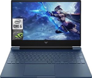 hp - victus 15.6" full hd 144hz gaming laptop - intel core i5-13420h - 8gb memory - nvidia geforce rtx 3050-512gb ssd - performance blue