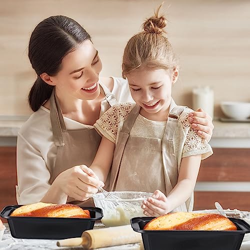 Tanlade 10 Pack Nonstick Bread Loaf Pan 9.5 x 5 Inch Loaf Baking Pan for Homemade Bread Kitchen Baking Pan Tin Home Brownies and Pound Cakes