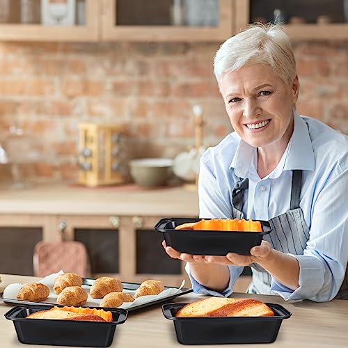 Tanlade 10 Pack Nonstick Bread Loaf Pan 9.5 x 5 Inch Loaf Baking Pan for Homemade Bread Kitchen Baking Pan Tin Home Brownies and Pound Cakes