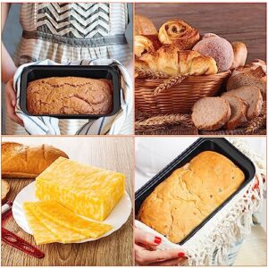 Tanlade 10 Pack Nonstick Bread Loaf Pan 9.5 x 5 Inch Loaf Baking Pan for Homemade Bread Kitchen Baking Pan Tin Home Brownies and Pound Cakes