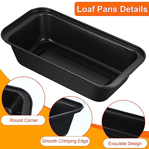 Tanlade 10 Pack Nonstick Bread Loaf Pan 9.5 x 5 Inch Loaf Baking Pan for Homemade Bread Kitchen Baking Pan Tin Home Brownies and Pound Cakes