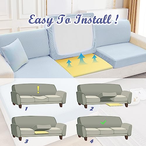 RunNico 20" x 20" Living Room Sofa Sag Support - High-Density Foam Cushion Couch Cushion Support - Sag Repair Replacement for Sofa Couch Loveseat Chair (3, Yellow)