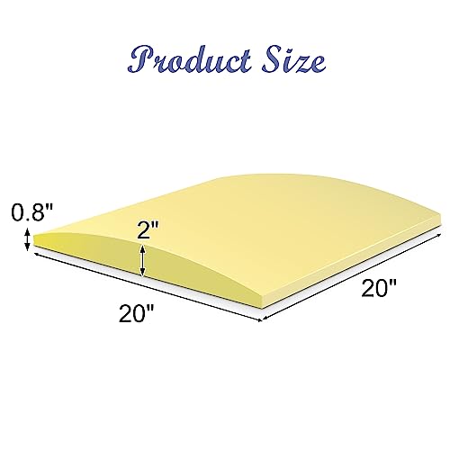 RunNico 20" x 20" Living Room Sofa Sag Support - High-Density Foam Cushion Couch Cushion Support - Sag Repair Replacement for Sofa Couch Loveseat Chair (3, Yellow)