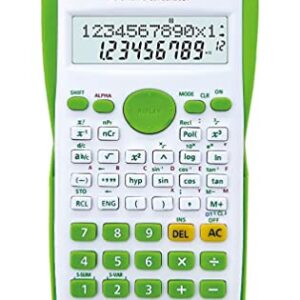 Colorful Scientific Calculator,Scientific Calculator with Cute Design for School and Business (Green)