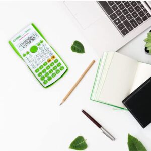 Colorful Scientific Calculator,Scientific Calculator with Cute Design for School and Business (Green)