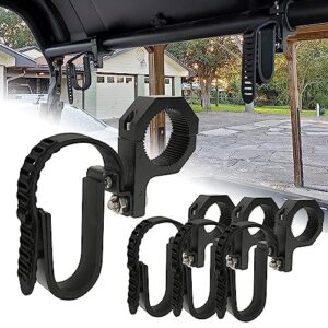 utv gun rack, sunpie utv gun holder mount w/upgrade straps for 1.5 to 2inch roll bar universal gun accessories mount compatible with polaris rzr ranger can am honda pioneer kawasaki mule teryx 4pcs