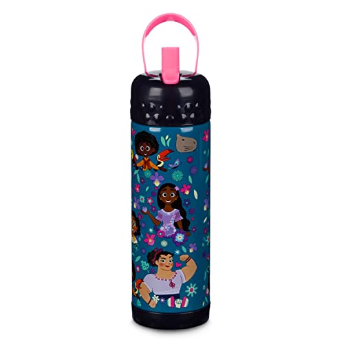 Disney Encanto Stainless Steel Water Bottle with Built-In Straw