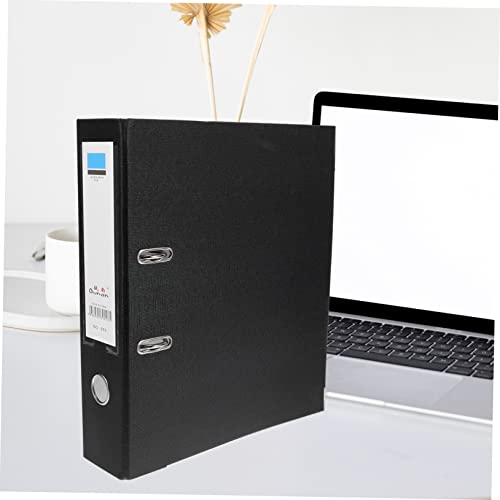 HAPINARY A4 Folder Paper Folder Black File Folders A4 Writing Pad Metal Clip Boards Nurse Clip Notepad Exam Paper Clips Foldable Clipboard for Home Clipboard for Doctor Pp, Aluminum Alloy