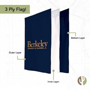 University of California Berkeley Garden Flag Golden Bears Cal UC Banner 100% Polyester (Design K)