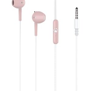 QearFun Unicorn Earbuds for Kids, Kawakii Wired Earbud & in-Ear Headphones Gift for School Girls and Boys with Microphone and Lovely Earphones Storage Case（Pink）