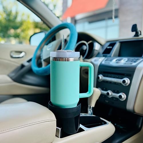 40 OZ Insulated tumbler with straw, Double Vacuum Stainless Steel Water Bottle for Home, Office or Car - Iced Coffee Cup Reusable,Thermos Travel Coffee Mug,Keep Hot/Cold for Hours (Eucalyptus)