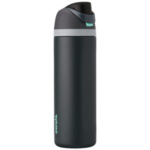 owala freesip insulated stainless steel water bottle with straw for sports and travel, bpa-free, 24oz, foggy tide