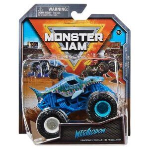 monster jam 2023 spin master 1:64 diecast truck series 29 phased out megalodon