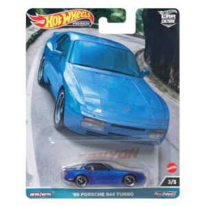 hot wheels premium 2023 car culture canyon warriors '89 porsche 944 turbo 1:64 diecast mode car