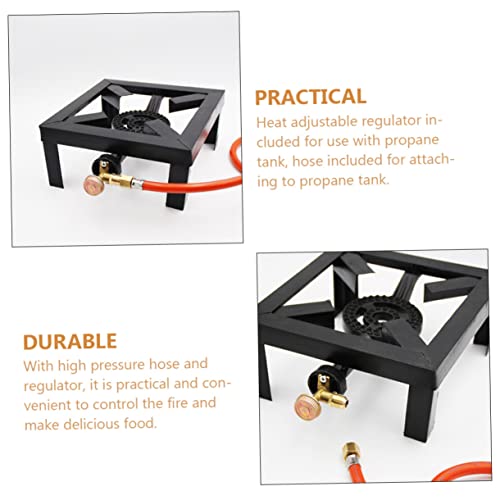 BESPORTBLE Gas Stove Outdoor Gas Burner Gas Bbq Portable Stove Burner 1 Set Single Burner Outdoor Stove Bbq Propane Stove Outdoor Gas Cooker Propane Single Burner Propane Stove Propane Burner