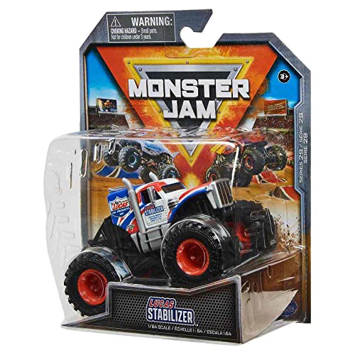 Monster Jam 2023 Spin Master 1:64 Diecast Truck Series 29 Arena Favorites Lucas Stabilizer