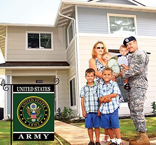 US Army Garden Flag Veterans House Sign U.S. Military Gifts Double Sided 12.5 x 18 Inch United States Army Yard Outdoor Decoration