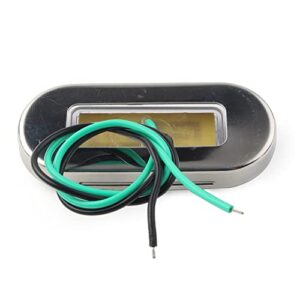 Yuejing 1 PC Universal 12V LED side marker light Signal Light Lamp For Truck Trailer RV Boat Yatch, Green