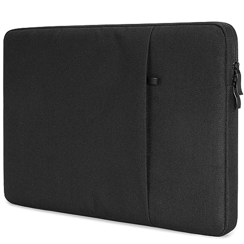 NIDOO 15-16 inch Laptop Sleeve Case Protective Computer Cover for 16" MacBook Pro MAX M1 M2 / 15" Surface Book 3 2/15.6" Lenovo Yoga 7i / IdeaPad Gaming 3i / HP EliteBook 650 G9 Handle, Black