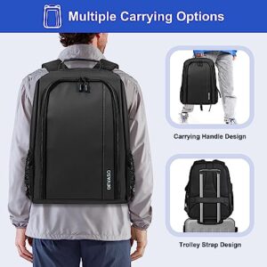 DEVASO Gaming Console Backpack for PS5 & PSVR2, 2-IN-1 Large Capacity Travel Carrying Case Storage Bag Compatible with PS5 Console, PS VR2, Controller, Headset, Game Accessories