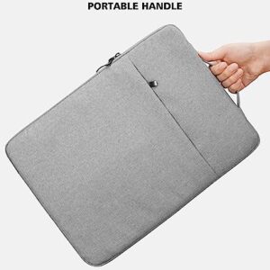 NIDOO 15-15.6 inch Laptop Sleeve Case Protective Computer Cover for 16" MacBook Pro MAX M1 M2 / 15" Surface Book 3 2/15.6" Lenovo Yoga 7i / IdeaPad Gaming 3i / HP EliteBook 650 G9 Handle