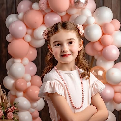 130PCS White Balloons Different Sizes 18" 12" 10" 5" Balloon Garland Arch Kit perfect for Birthday Party, Graduation, Baby Shower, Wedding, Holiday Decoration and Anniversary (White balloons)