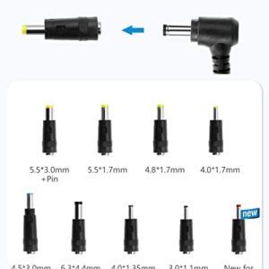 ALITOVE 65W 45W 33W Universal Laptop Charger,19V 3.42A-1.7A Monitor Power Supply Cord for Samsung LG TV HP Monitor Acer Spire Spin Chromebook Toshiba Satellite ASUS Gateway Harmon Kardon Speaker