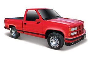 1993 chevy 454 ss pickup truck red 1/24 diecast model car 32901rd