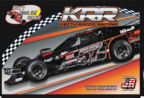 Wes's Model Car Corner by JR Salvinos Models WMCC10057 1/25 Scale KRR Asphalt Modified Race Car Plastic Model Kit - Assembly Required