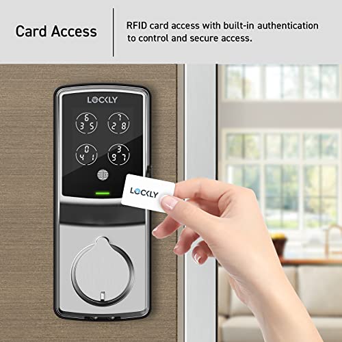 Lockly Smart RFID Cards, Complement Smart Locks PGD728FC & PGD628FC,13.56MHz RFID Key Fob RFID Card Smart Lock, Smart Cards for Keyless Entry Door Lock - 3pcs White