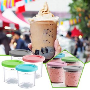 Ice Cream Category Ninja Ice Cream Category NC299AMZ NC300 Series Ice Cream Maker Dishwasher Safe Leak Proof Cream Container Box Lid Green/Blue