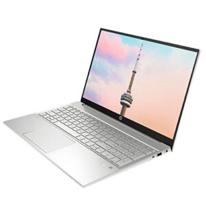 HP Pavilion Laptop, 15.6" FHD Touchscreen, Intel Core i7-1255U, 32GB RAM, 1TB SSD, HDMI, Webcam, Wi-Fi 6, Backlit KB, Fingerprint Reader, Windows 11 Home, Silver