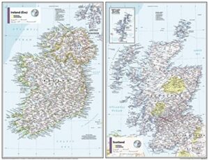 national geographic maps: united states physical wall map - compact - 21 x 16 inches