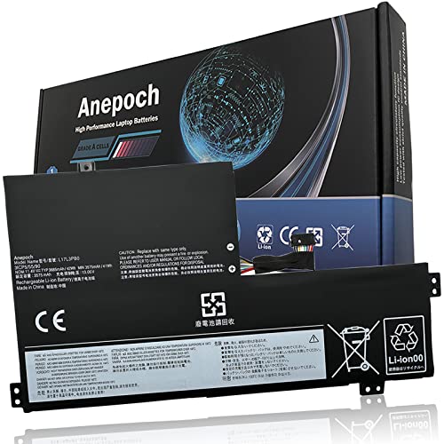 Anepoch L17L3PB0 (Shape-A) Laptop Battery Replacement for Lenovo 100E 500E 1st Gen/100E 300E 500E 2nd Gen C340-11 SeriesNotebook Series L17C3PG0 L18D3PG1 L17M3PB0 11.4V 42Wh 3685mAh