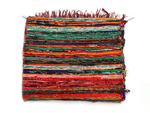 Braided Chindi Rug, Rag Rug, Area Rug, Carpet Rug, Runner Rug 3x5 Foot, 4x6 Foot, 5x7 Foot, Living Room Rug (3x5 Foot)