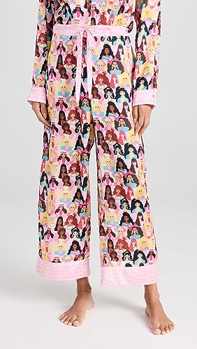 Karen Mabon Women's Barbie Classic Pj Set, Pink Multi, M