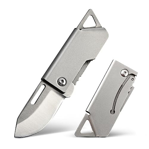 Tops Home EDC Knife, Pocket Knife, Package Opener with Cord Hole, Box Cutter, EDC for Home and Outdoor, Gift for Men