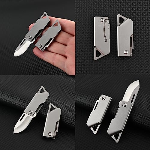 Tops Home EDC Knife, Pocket Knife, Package Opener with Cord Hole, Box Cutter, EDC for Home and Outdoor, Gift for Men