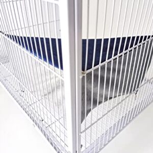 VEDEM Guinea Pig Hideout Cage Corner Cave Warm Hideouts for Small Animals, Guinea Pigs, Chinchilla, Rats, Ferrets (Navy)