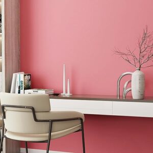 Livelynine Blush Pink Wallpaper Stick and Peel Removable Neon Contact Paper Peel and Stick Wallpaper for Bedroom Girls Kids Room Locker Classroom Coral Pink Vinyl Wrap for Cabinets Desk 15.8x78.8