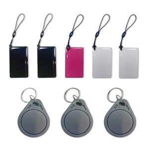 ic card fob lock door, 13.56 mhz smart ttlock key, rfid cards, tarjeta keyfob, 8 packs